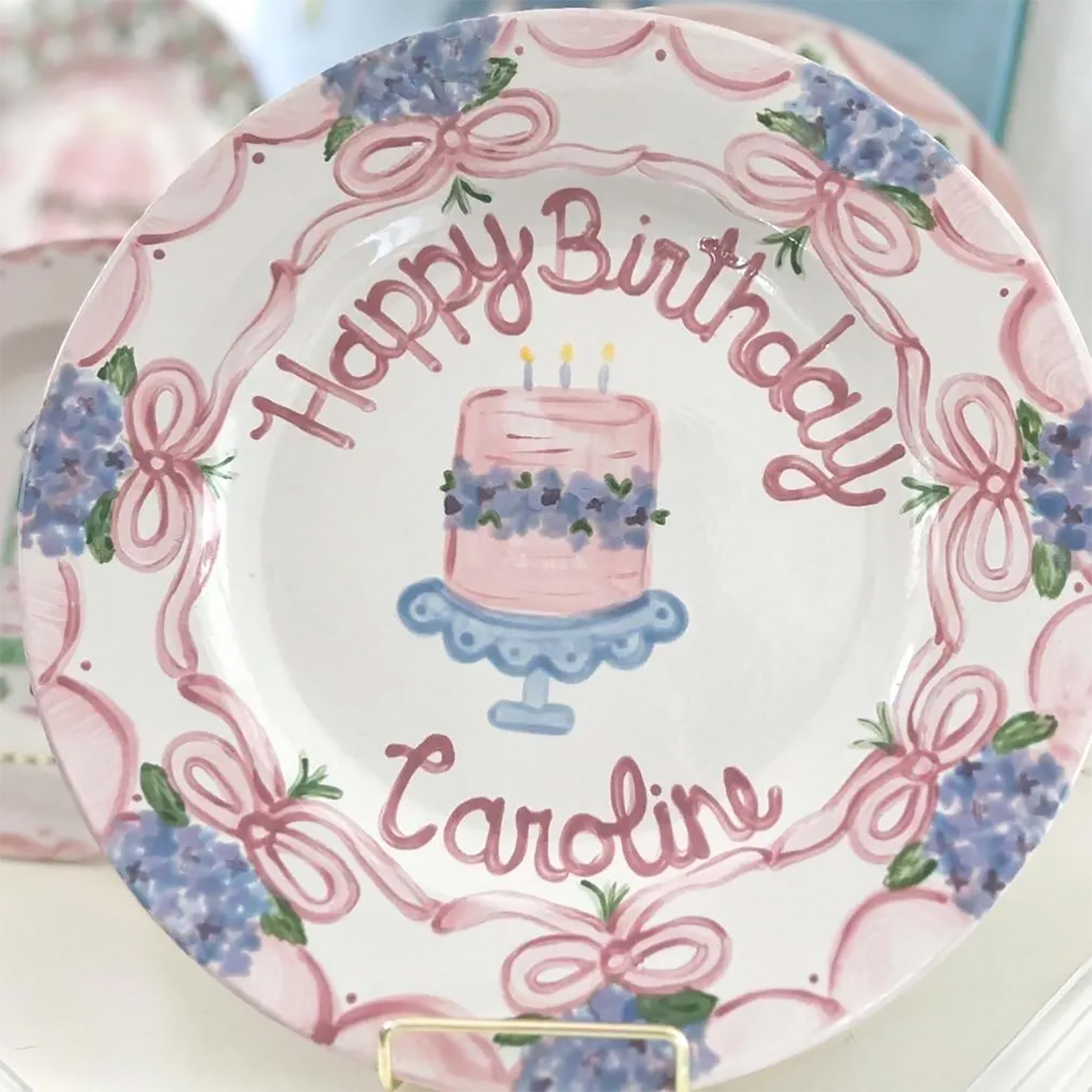 Birthday Plates – Stephanie Garcia Art