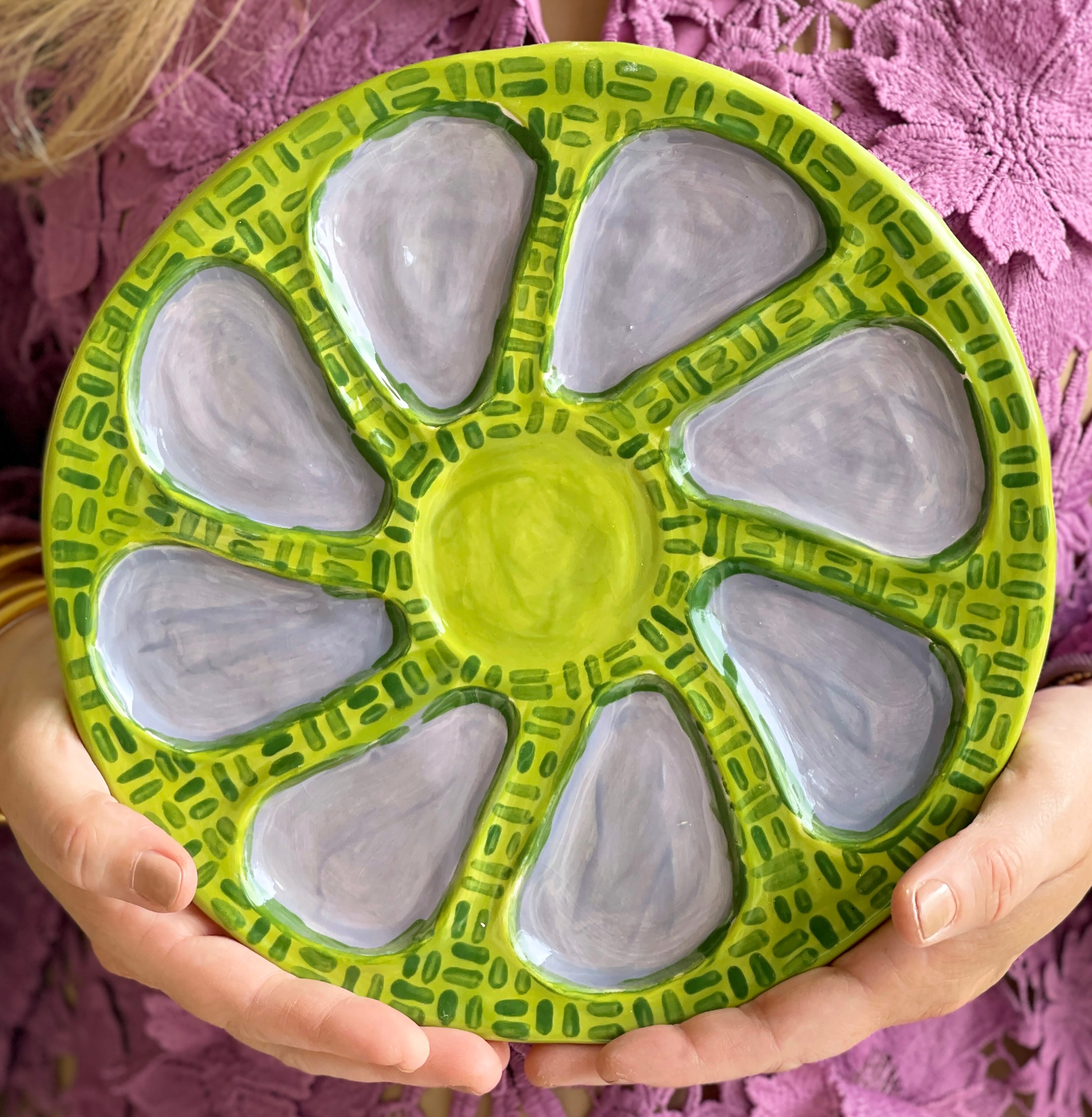 Oyster Plates – Stephanie Garcia Art